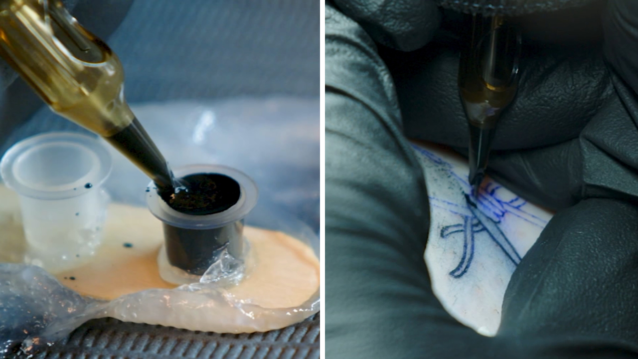 Tattoo Needles And Ink