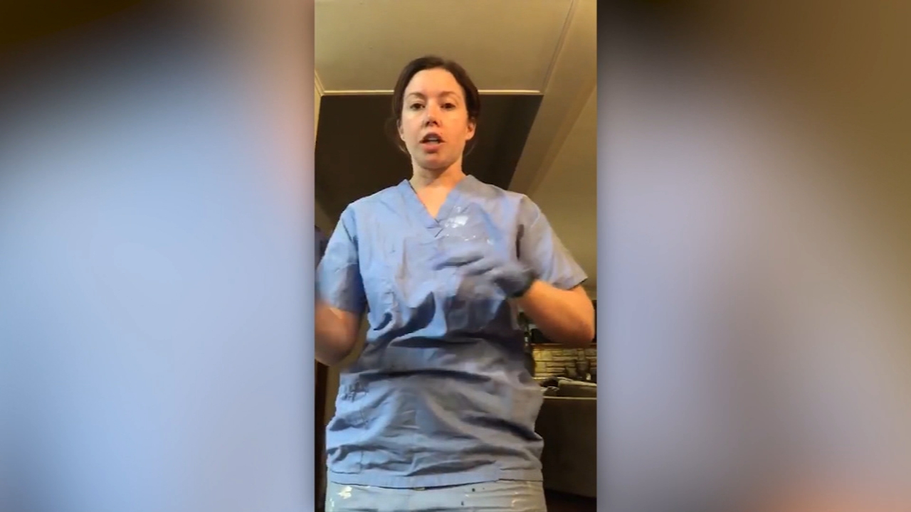 Coronavirus Nurse explains how easy it is to spread germs even while wearing gloves ABC7 Los Angeles