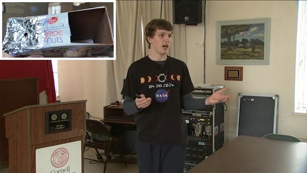 Solar Eclipse Glasses Cereal Box