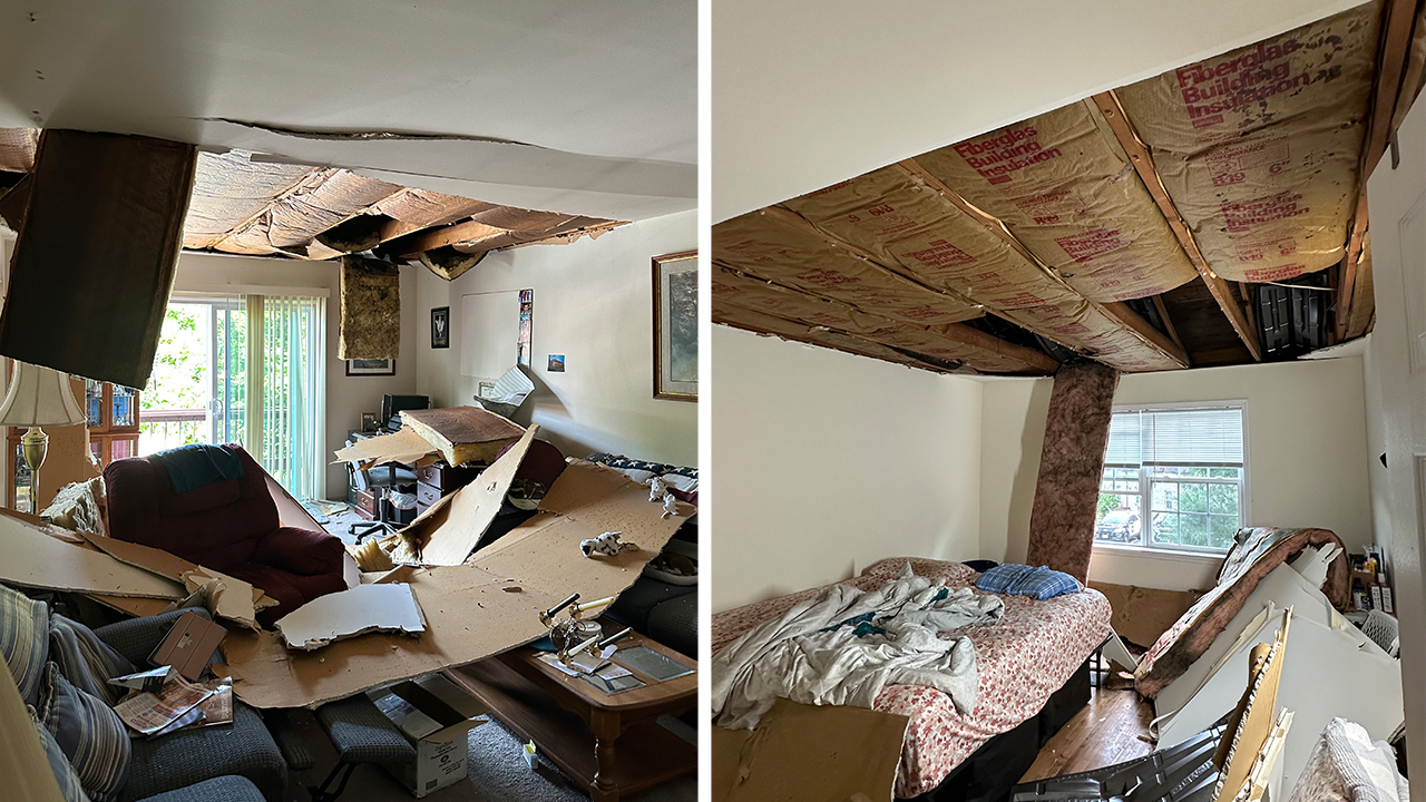 Entire Ceiling Collapsed