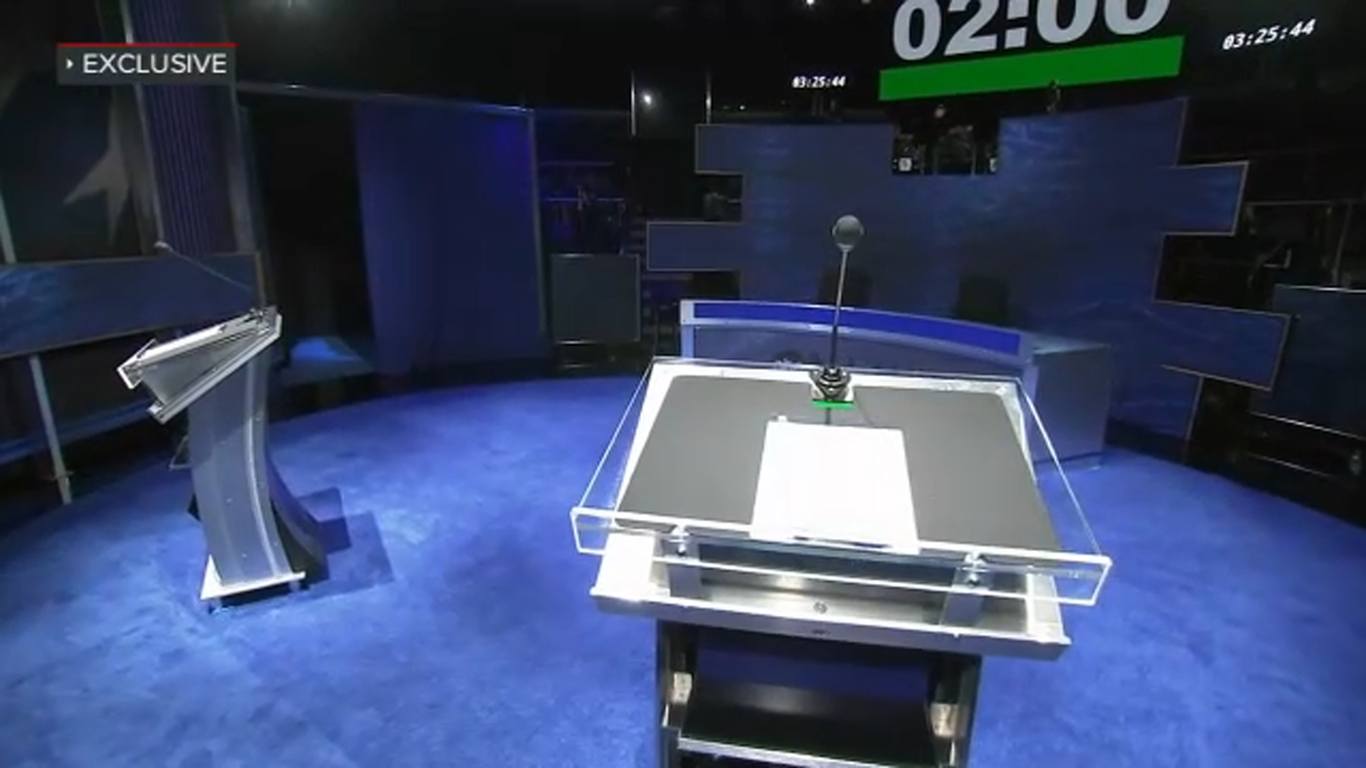 Presidential Debate Stage
